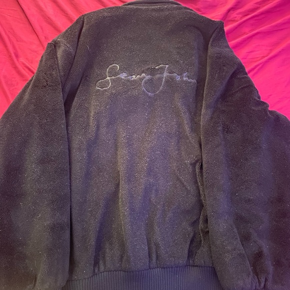 Sean John | Jackets & Coats | Black Sean John Bomber Jacket Suede ...